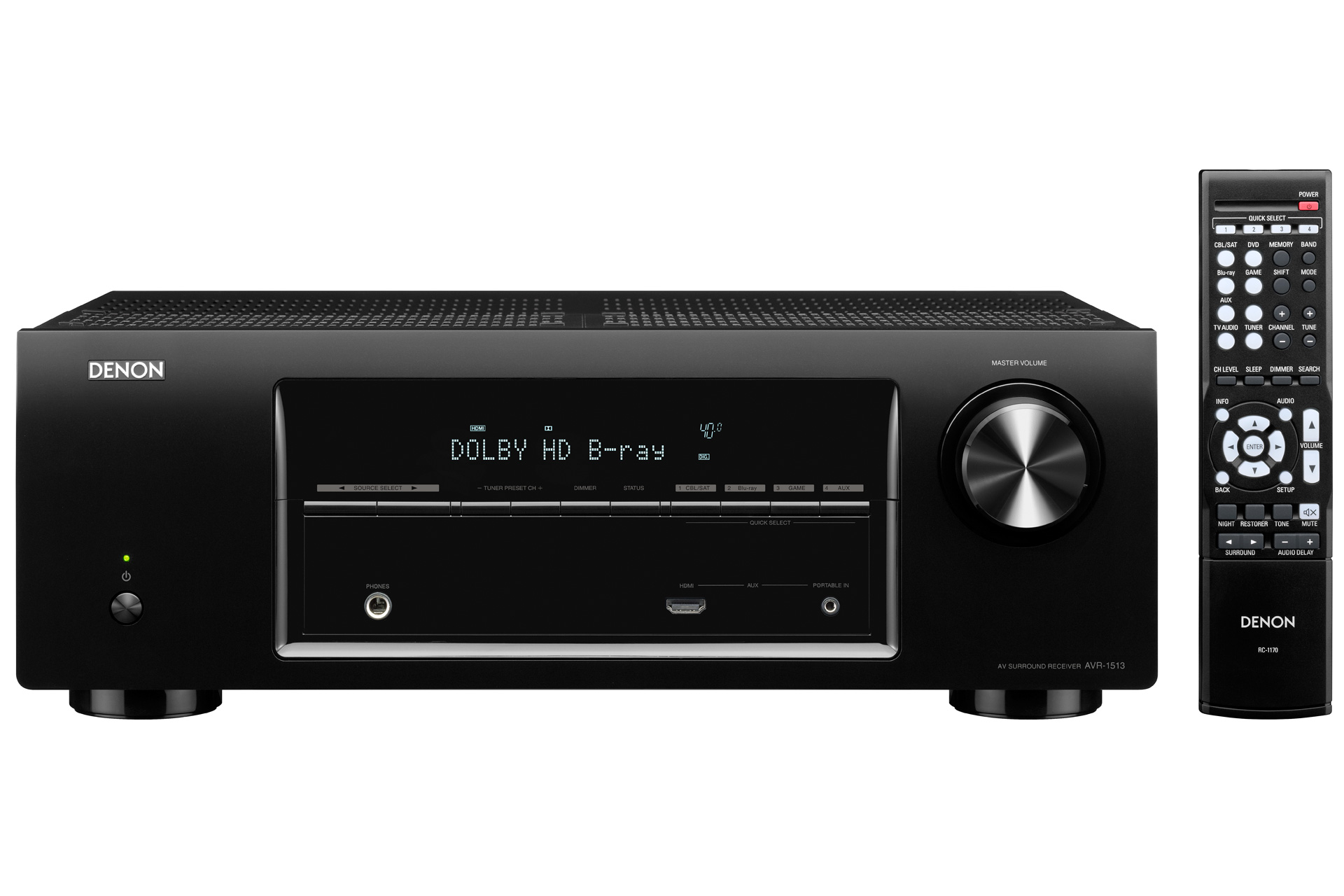 Denon AV-Receiver AVR-1713 und AVR-1513 - Einfachere Bedienung
